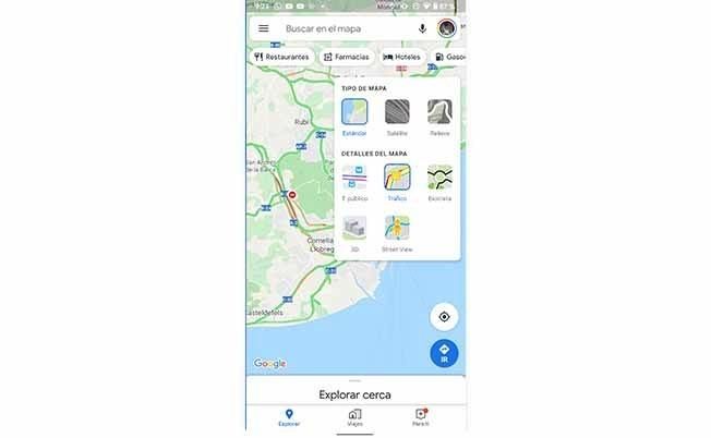 Cómo ver el tráfico en Google Maps