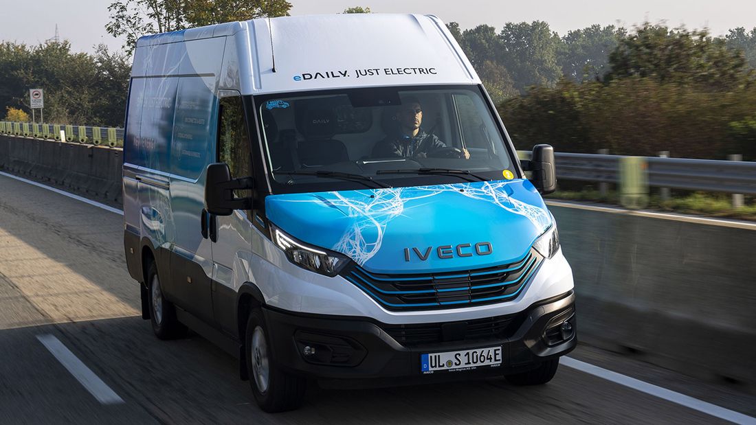 Iveco presenta su nueva furgoneta eléctrica eDaily con 300 km de autonomía