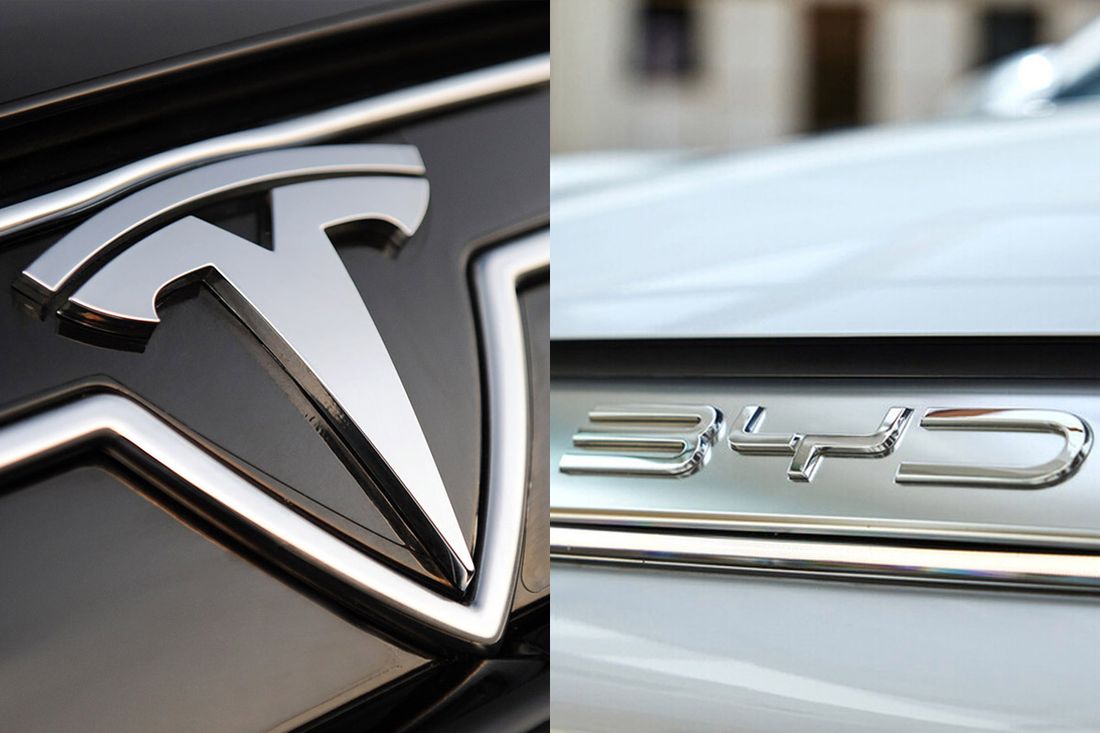 La batalla Tesla vs BYD por ser la mejor marca de coches eléctricos en ...