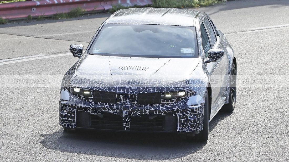 Nuevo BMW M3 eléctrico, las fotos espía que muestran los detalles que ...