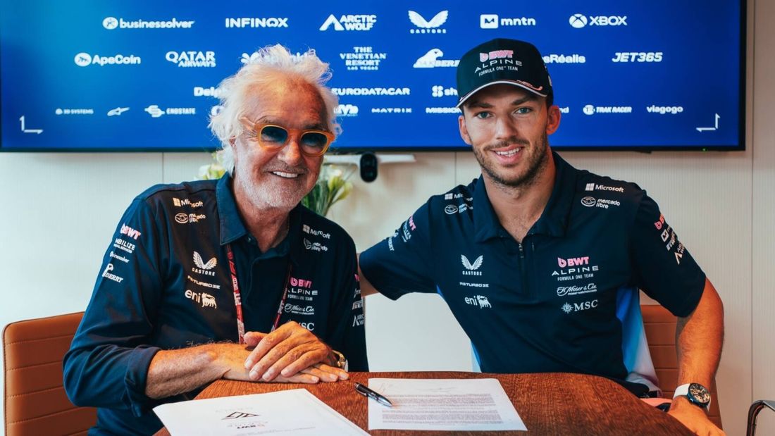 Pierre Gasly pone su carrera deportiva en manos de Alpine con un nuevo ...