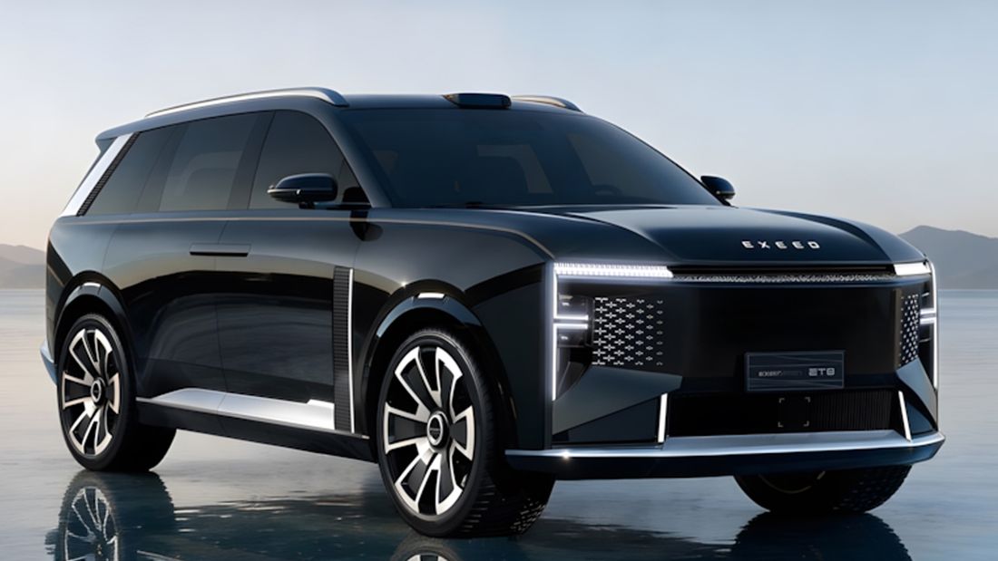 Chery entra en el segmento de lujo con el EXEED ET8: un SUV híbrido con ...
