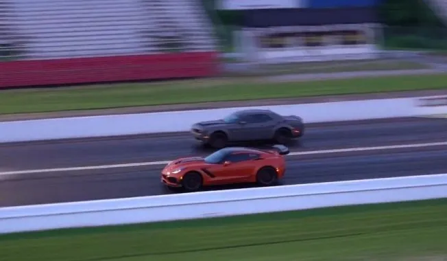 Cuarto de milla: Dodge SRT Demon vs. Chevrolet Corvette ZR1