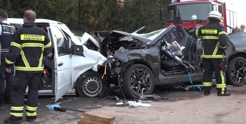 Así queda un BMW iX tras un polémico accidente en pruebas de conducción ...